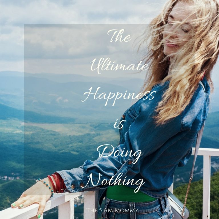 Doing Nothing - The Art Of Doing Nothing - La Dolce Far Niente